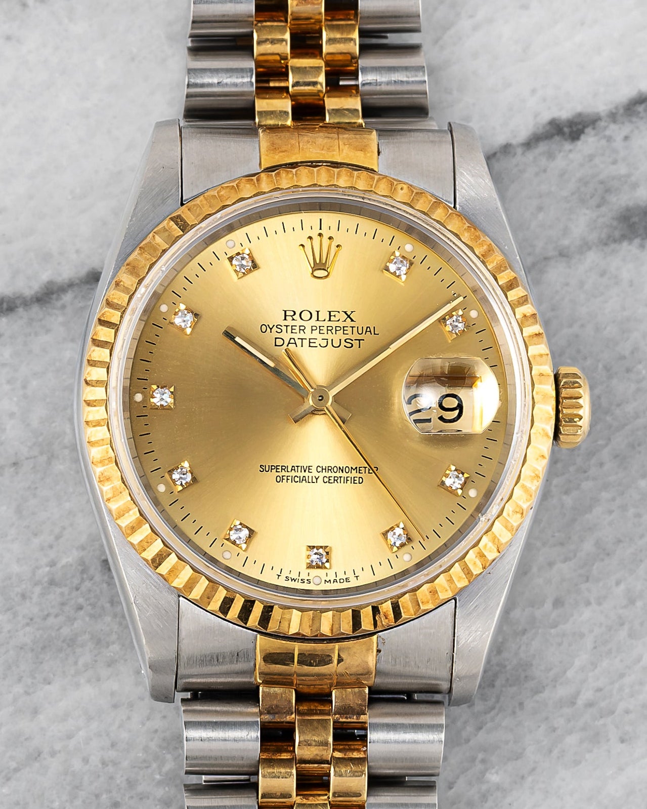Rolex Datejust 16233 - Diamond Dial