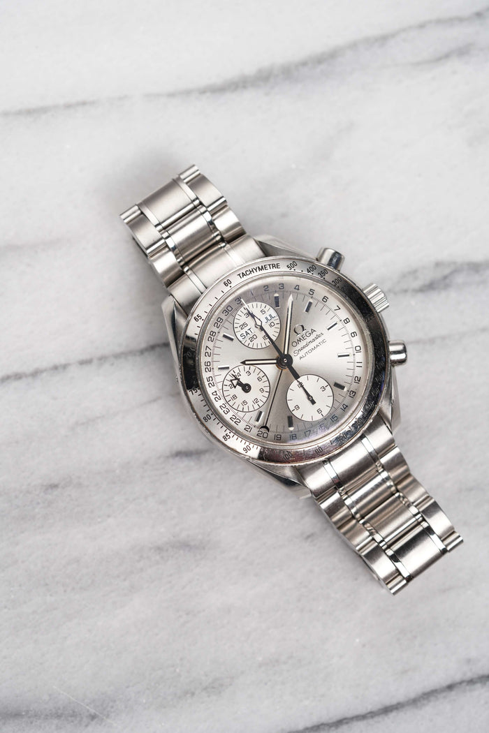 Omega Speedmaster - Triple Calendar Silver Dial