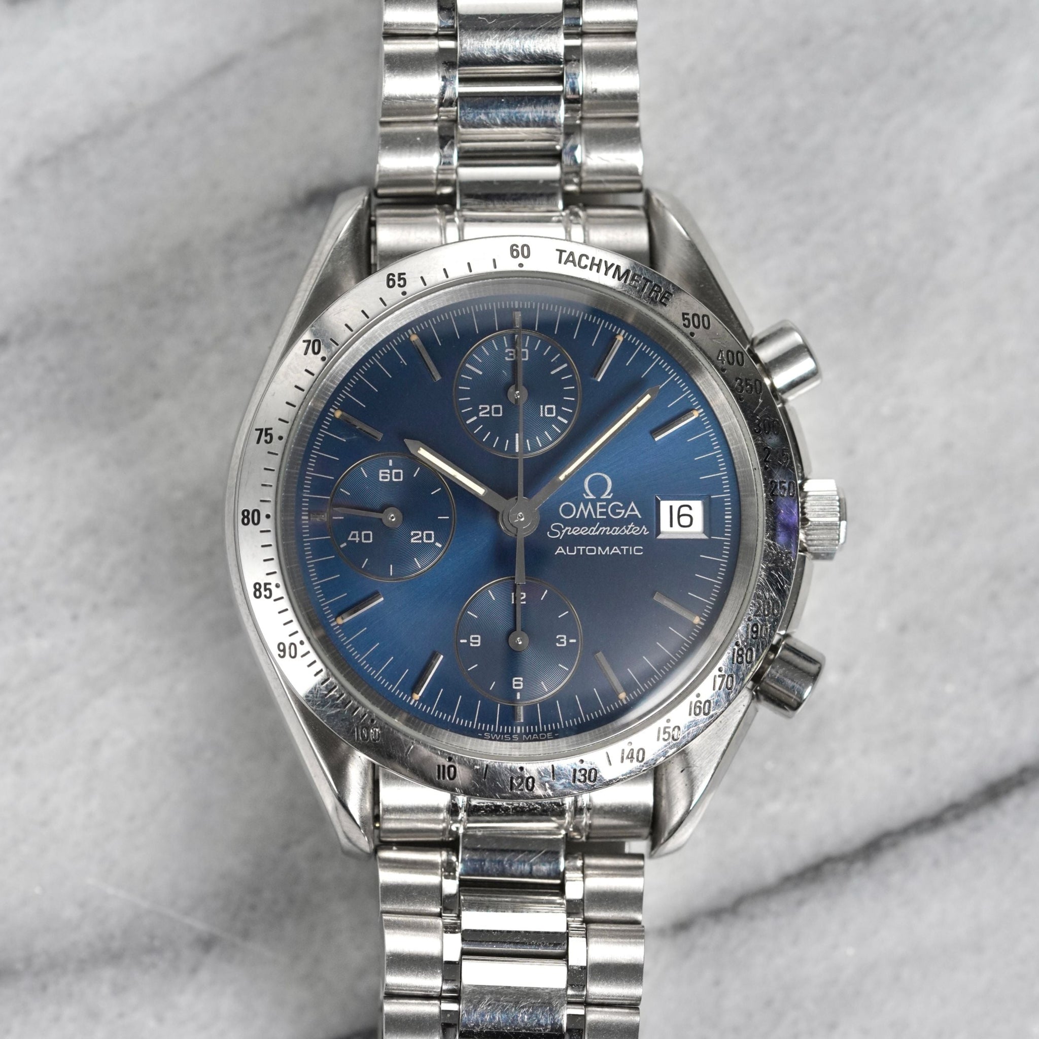 Omega Speedmaster Date 3511.80 - Blue Dial