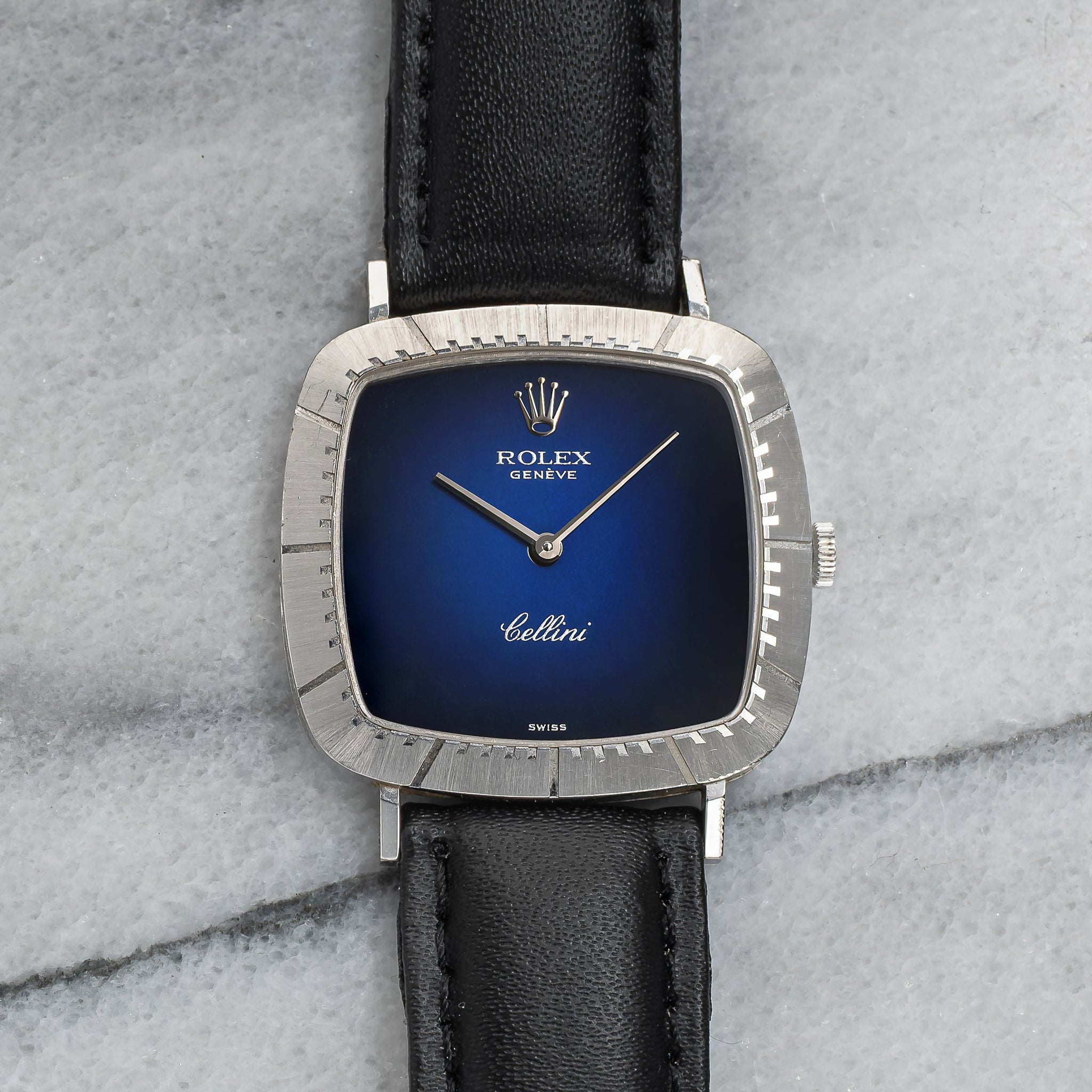 1976 Rolex Cellini 4084 – Blue Vignette Dial