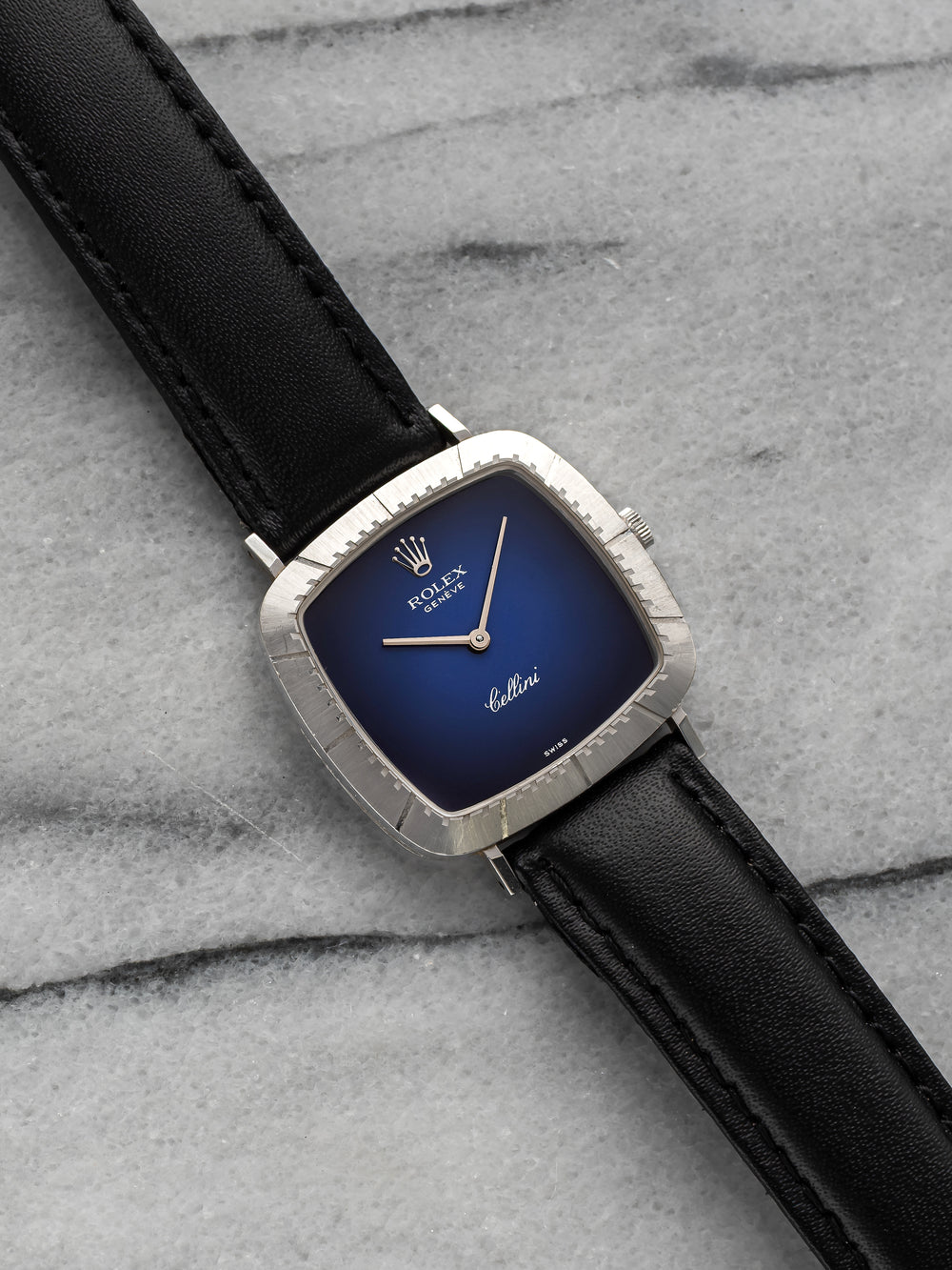 1976 Rolex Cellini 4084 – Blue Vignette Dial