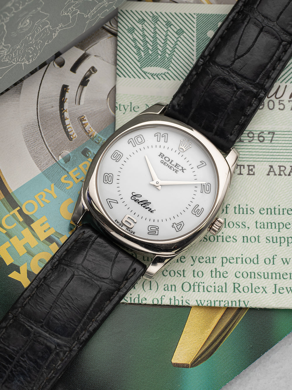 1999 Rolex Cellini – White Arabic Dial