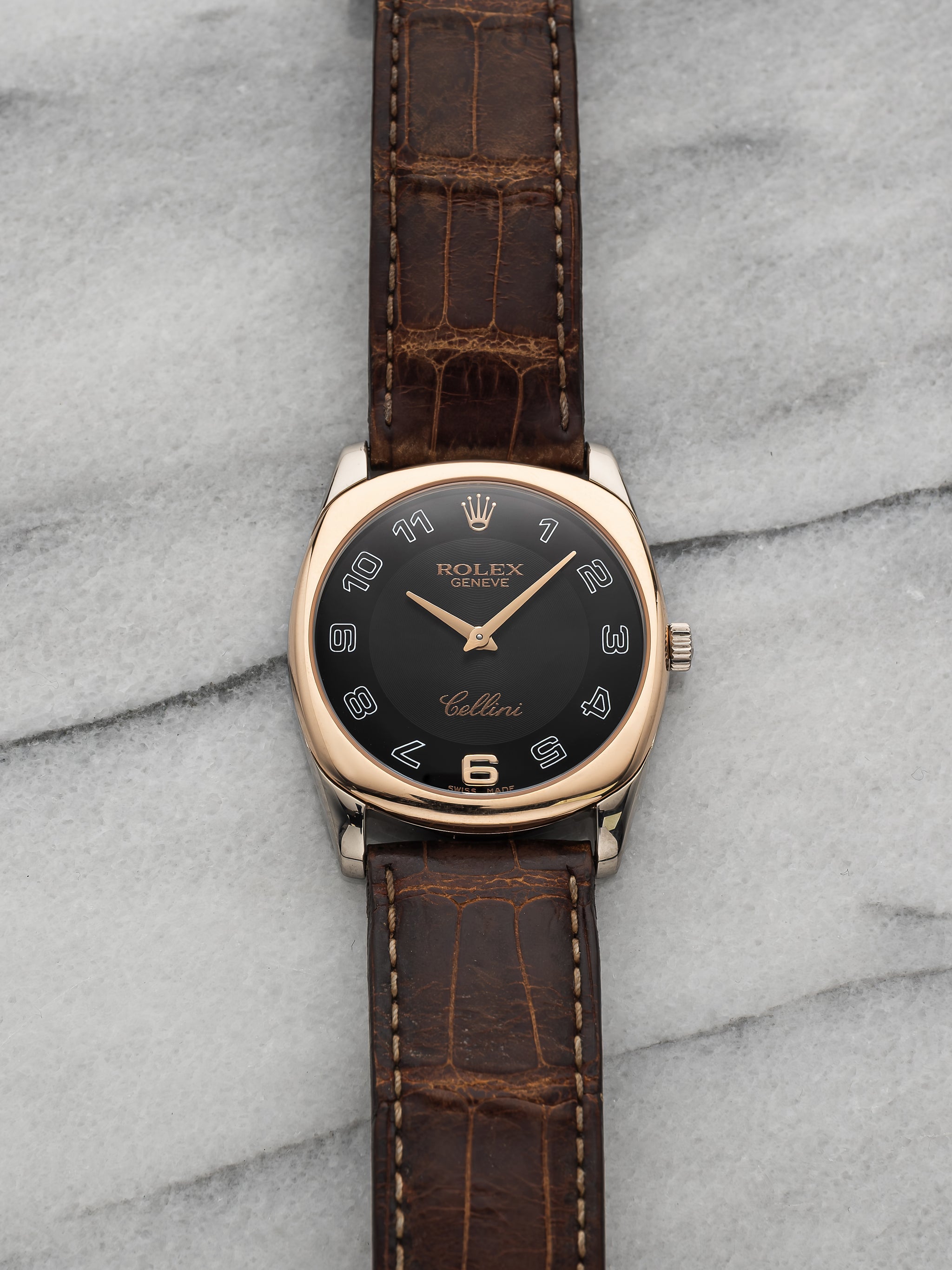 2000 Rolex Cellini 4233 – Black Arabic Dial