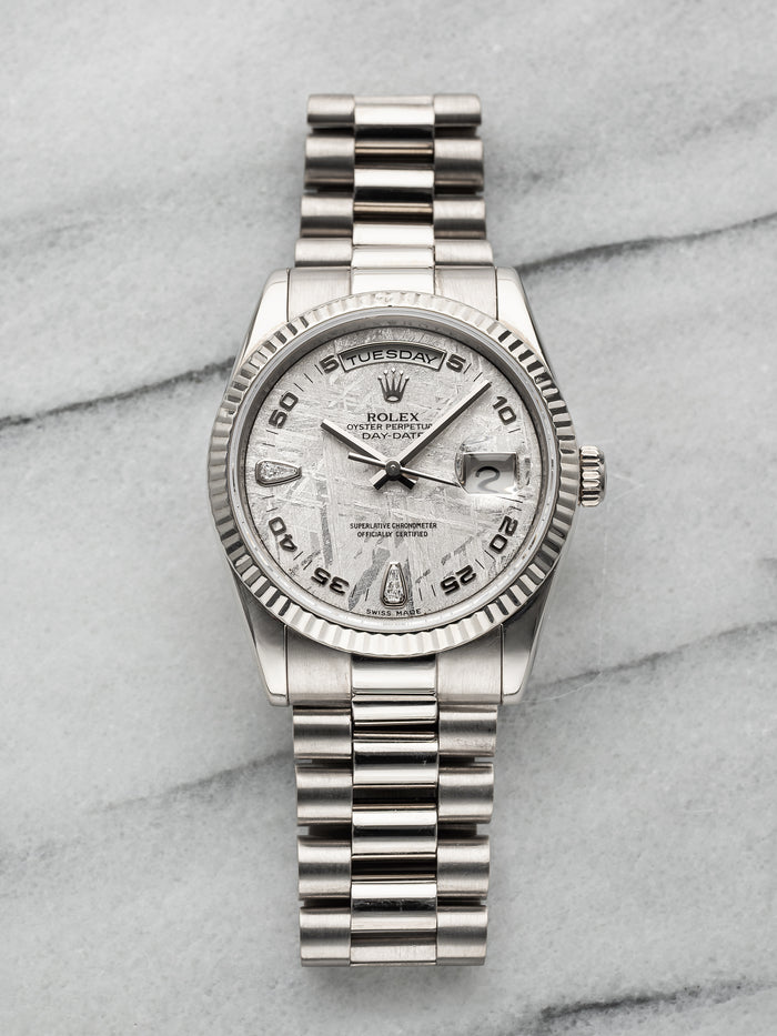 Rolex Daydate 118239 - Meteorite Diamond.