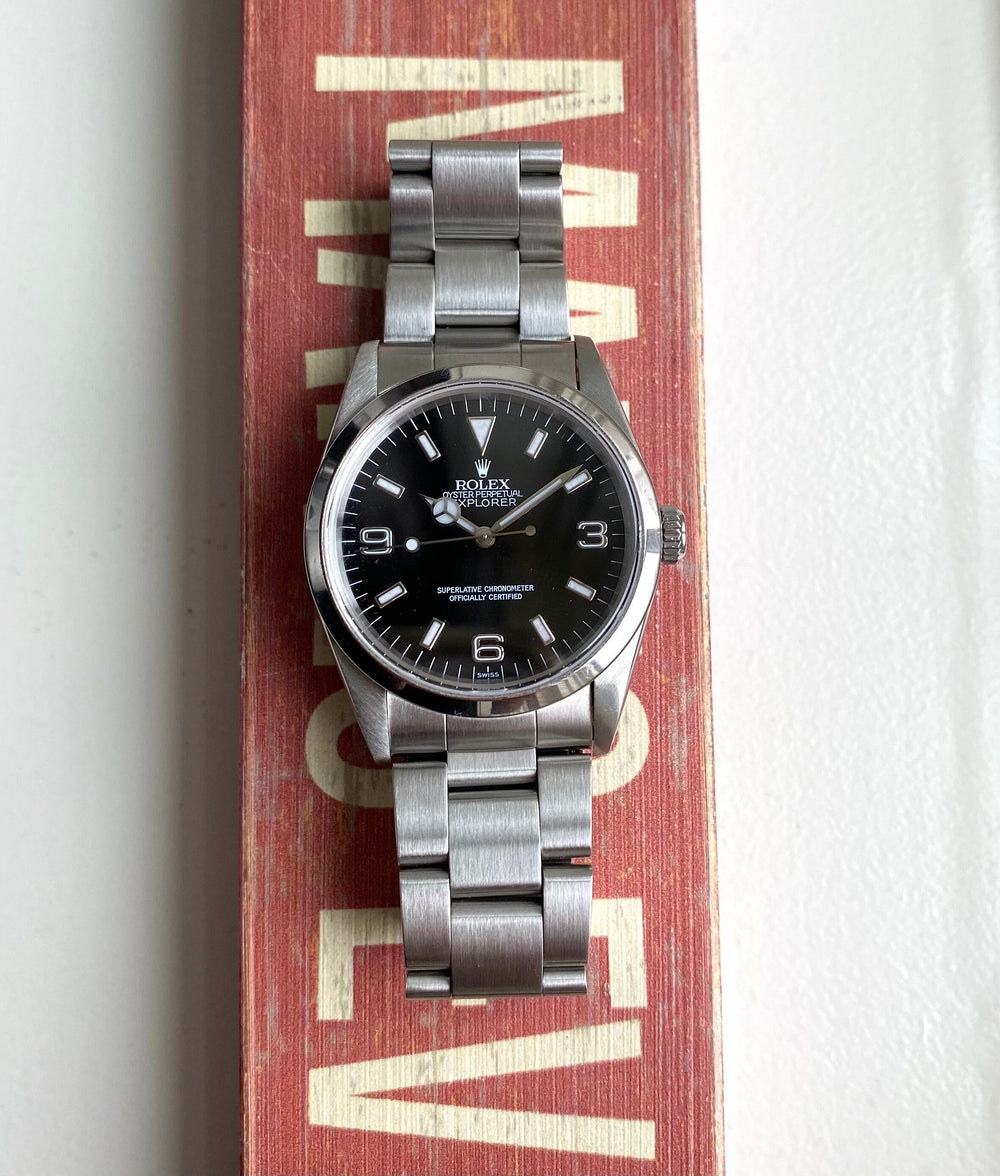 Rolex Explorer Reference 14270 2000s Black Dial 36mm Watch